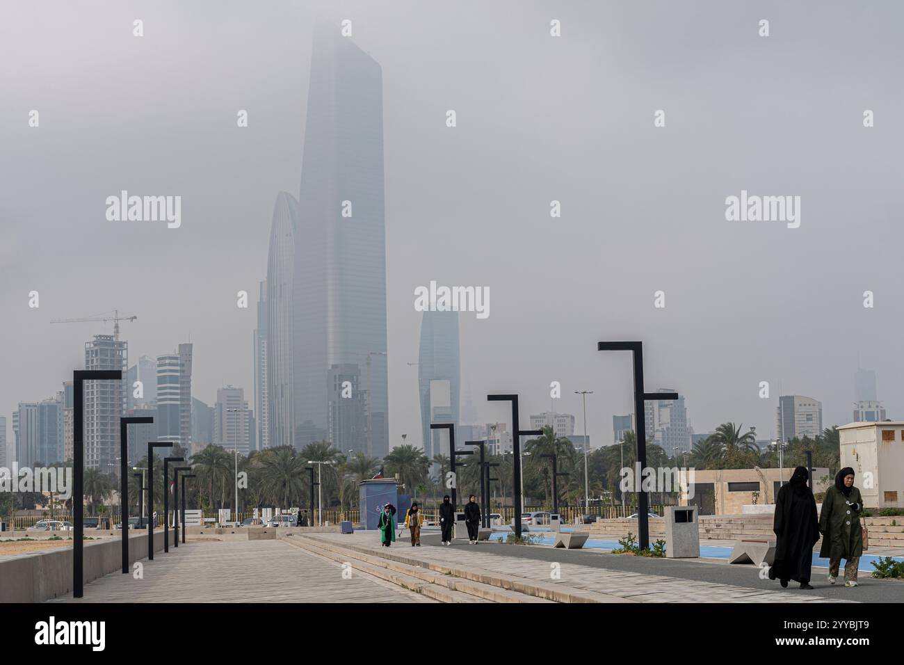 Kuwait City, the Al Hamra building, tallest in Kuwait completed in 2011 ...