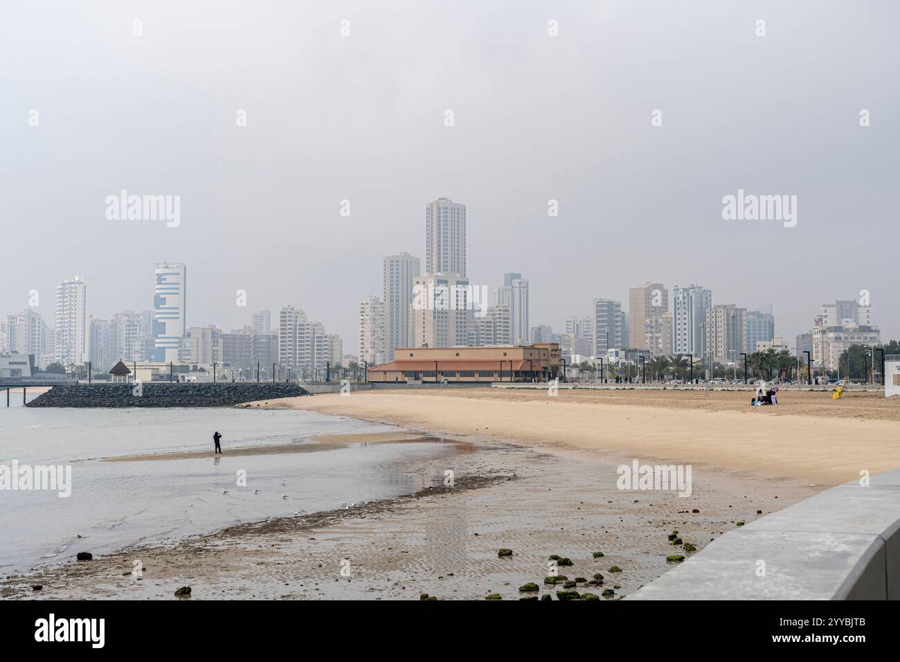 View of Kuwait City from Shuwakh Beach in kuwait City, Kuwait Stock ...
