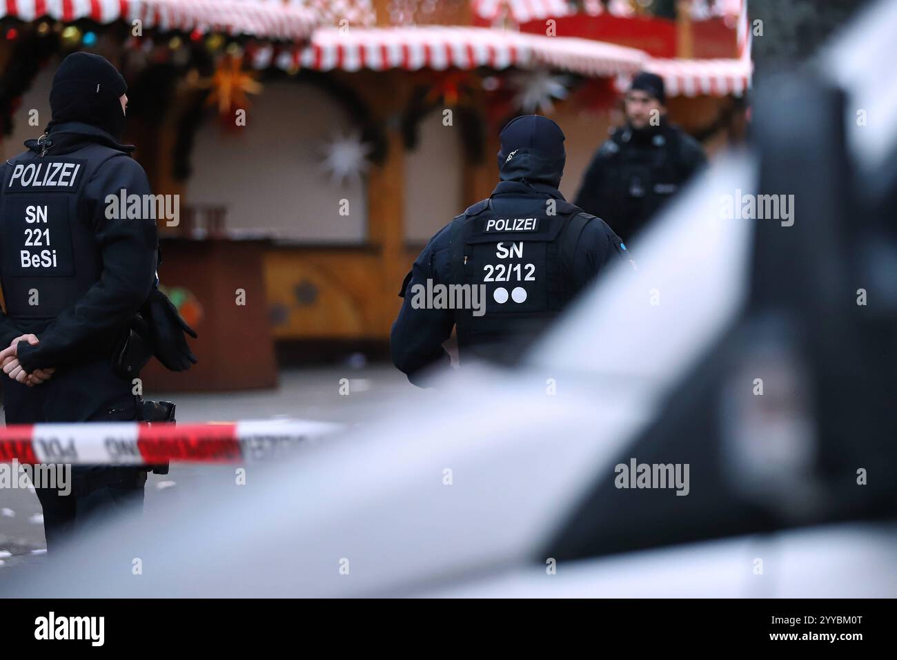 Magdeburg, Sachsen-Anhalt, Deutschland, 21.12.2024: Alter Markt: Anschlag auf Magdeburger ...