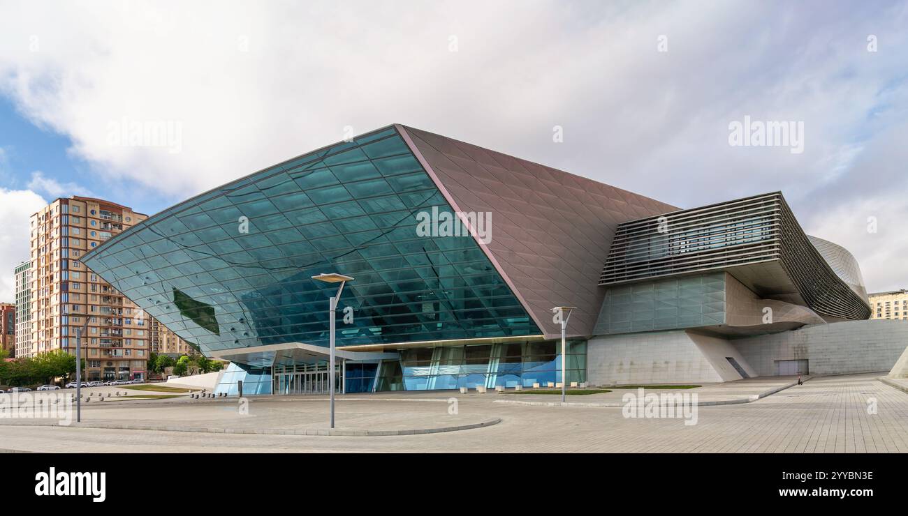 The striking design of the Baku Convention Center in Azerbaijan is ...