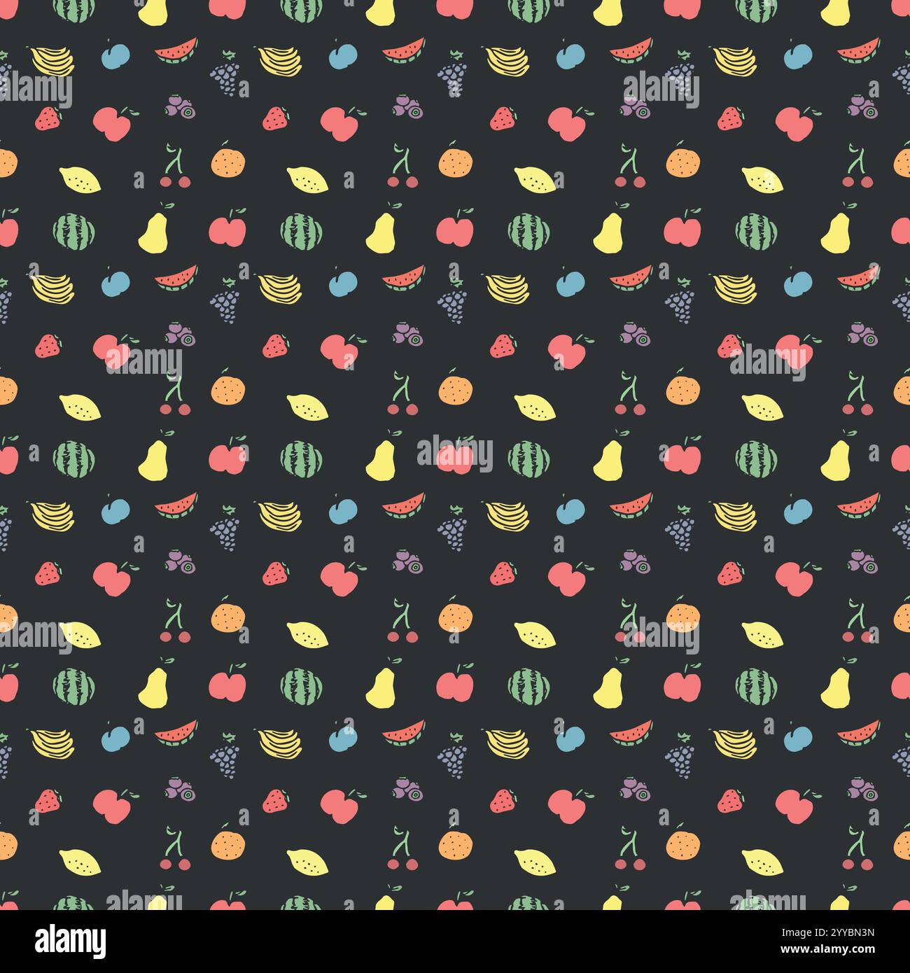 Seamless fruits pattern Stock Vector Image & Art - Alamy