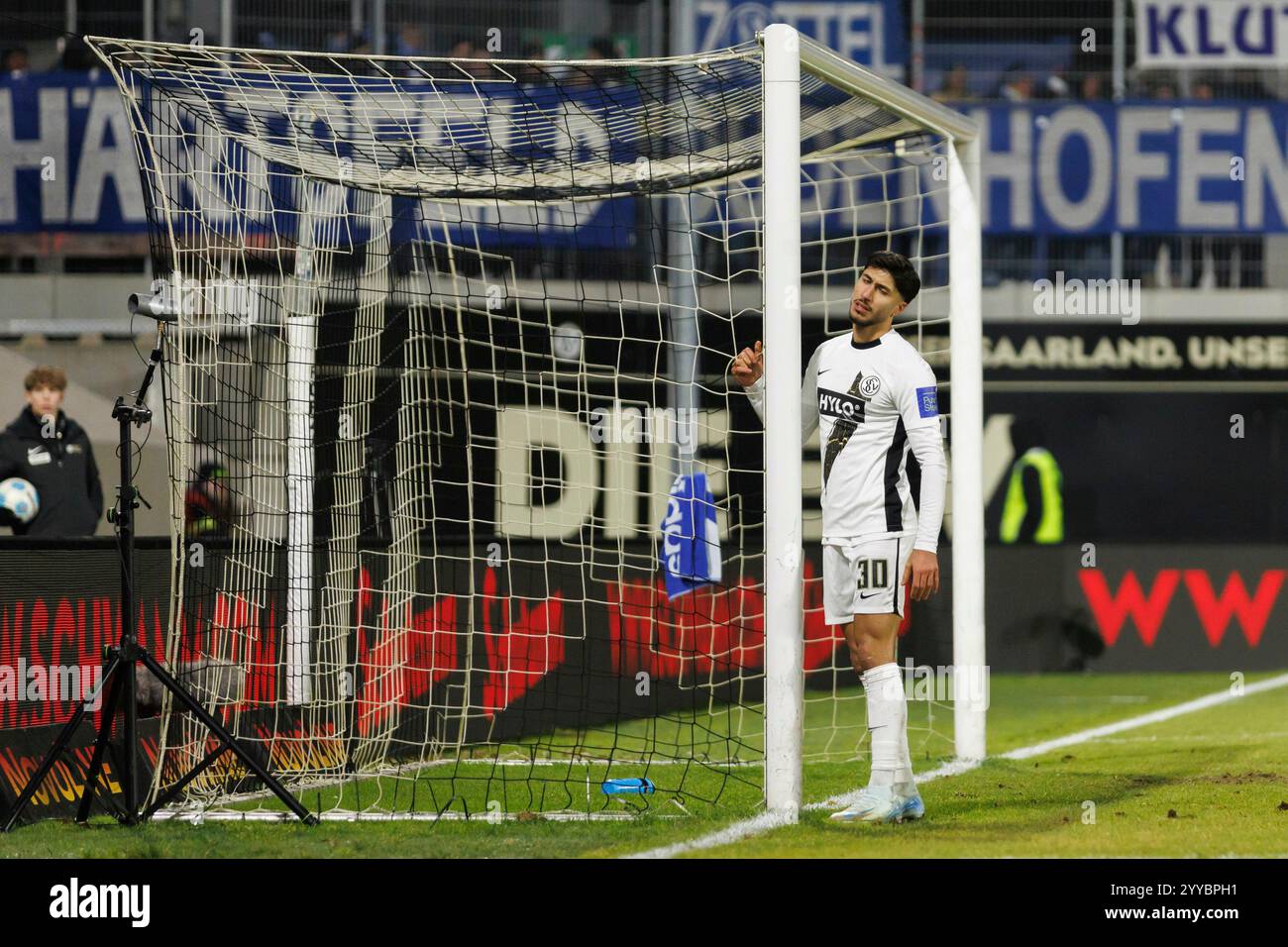 Muhammed Damar (SV 07 Elversberg), SV Elversberg vs FC Schalke 04 ...