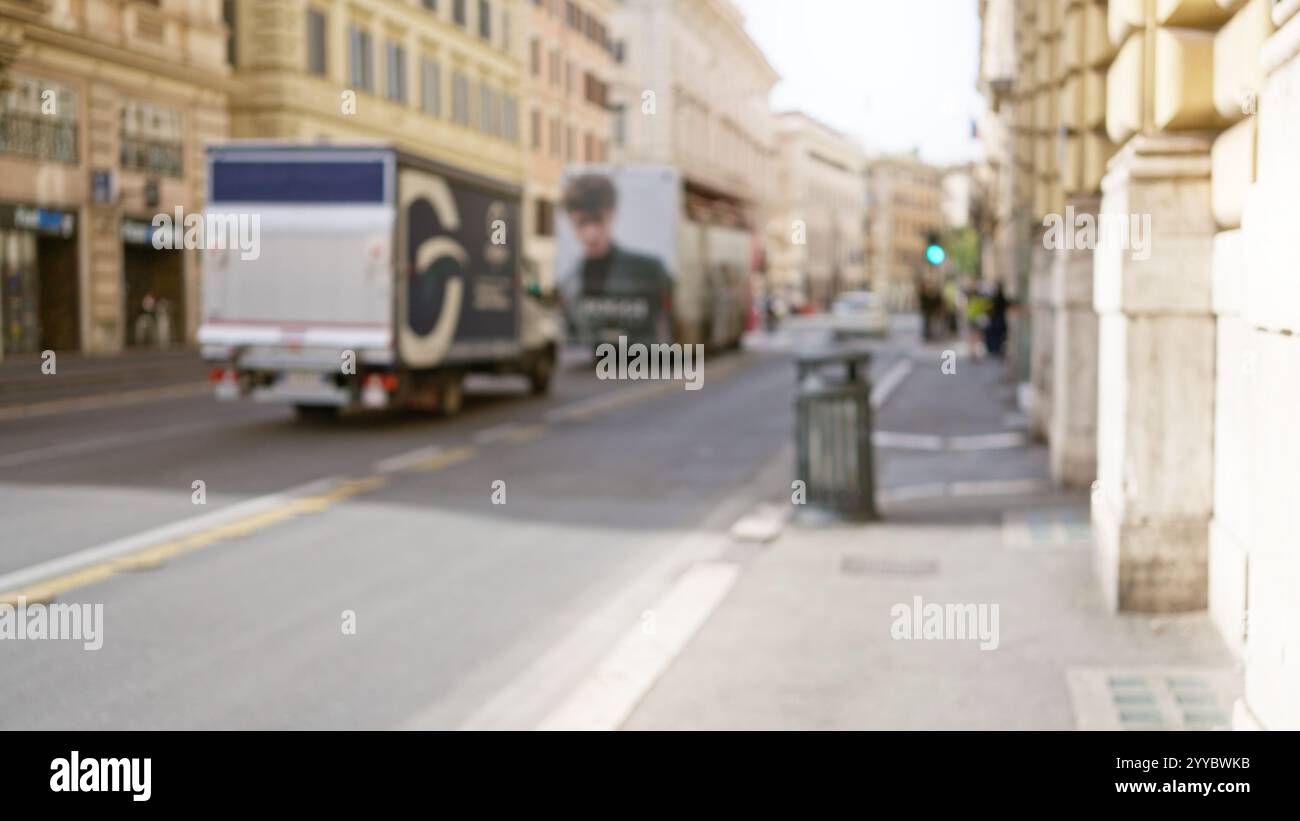Blurry street view showing historic hi-res stock photography and images ...