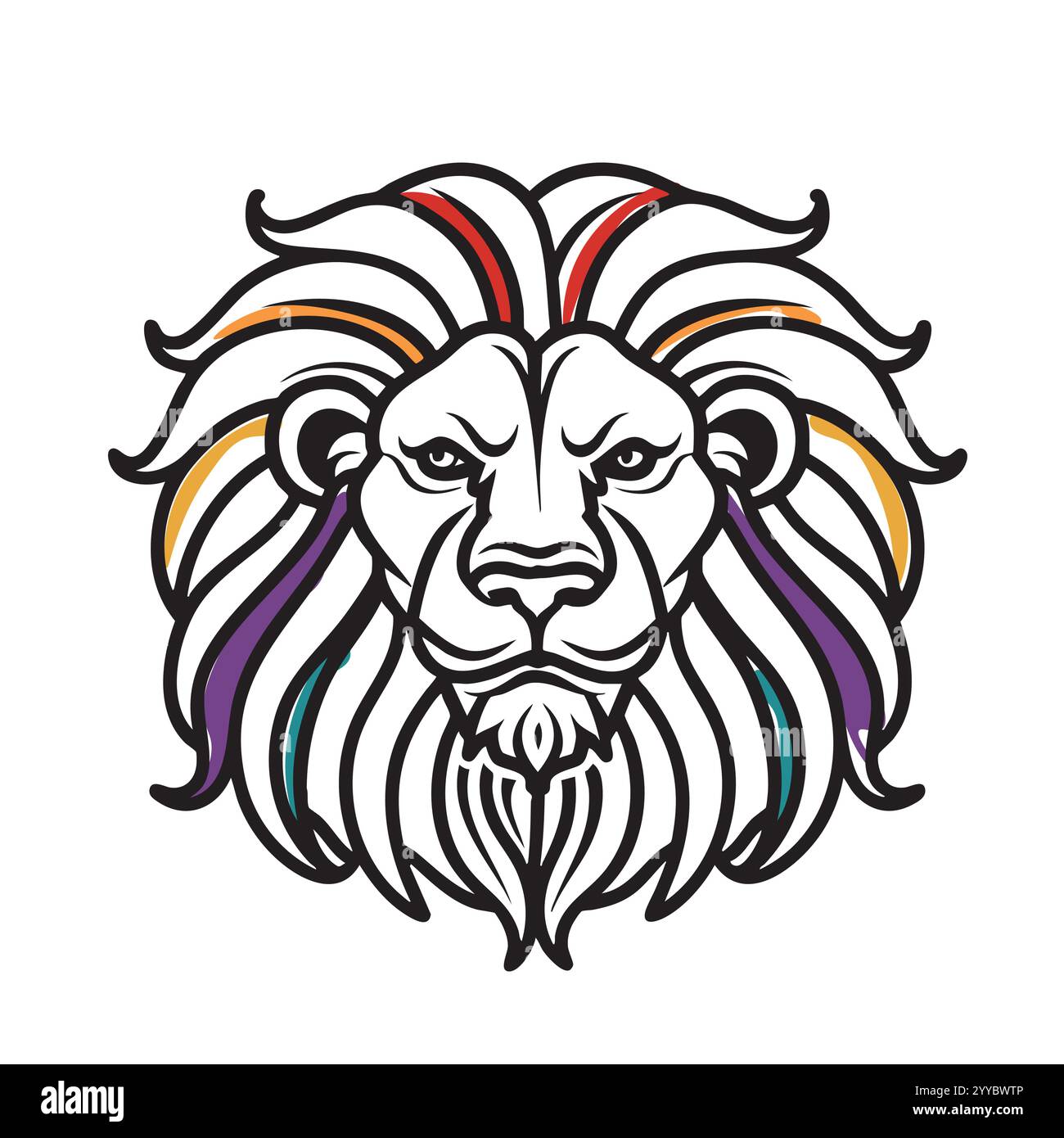 Lion hand drawn sketch illustration Stock Vector Image & Art - Alamy