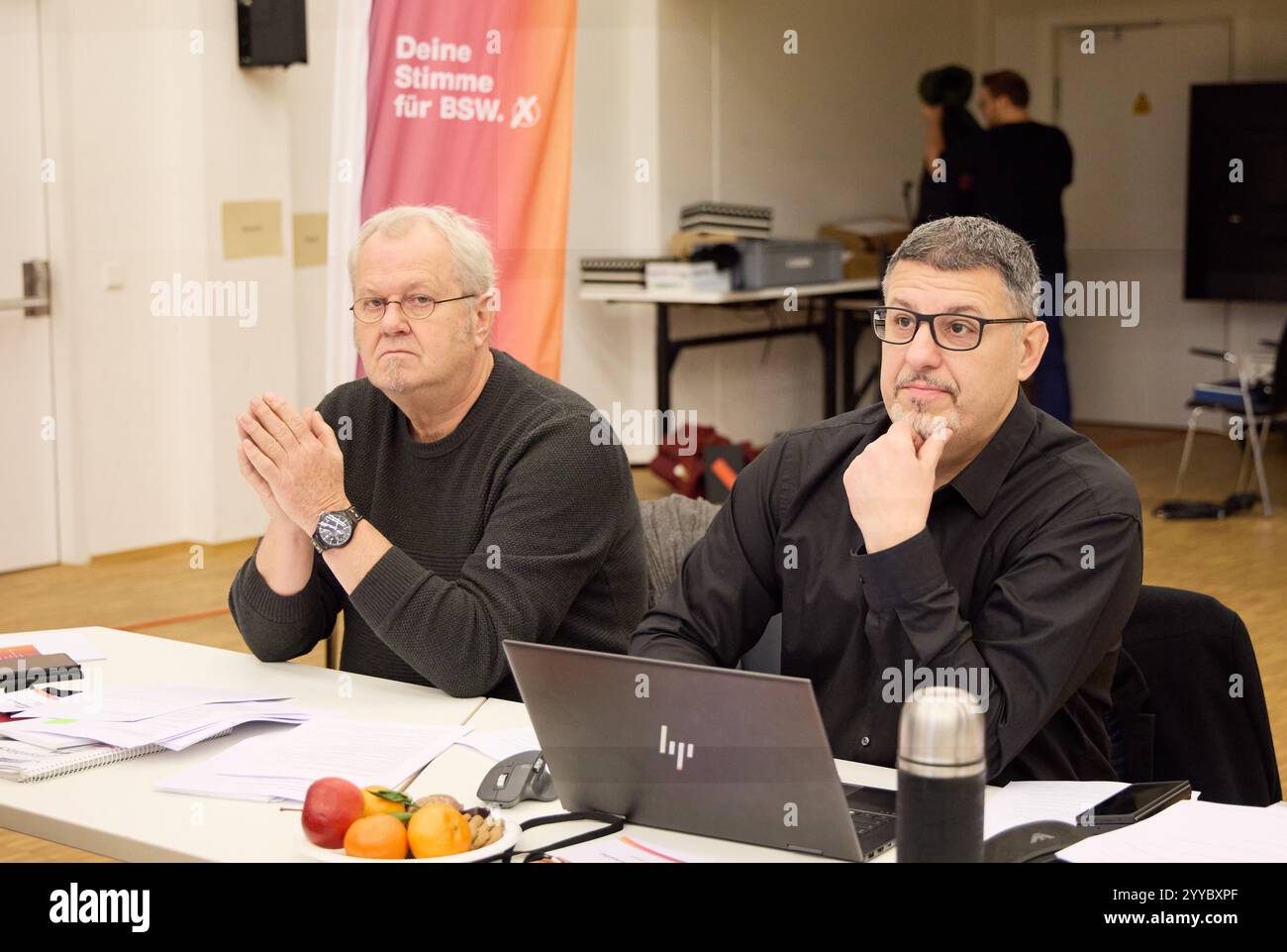 Hamburg, Germany. 21st Dec, 2024. Norbert Weber (l) and Dejan Lazic ...