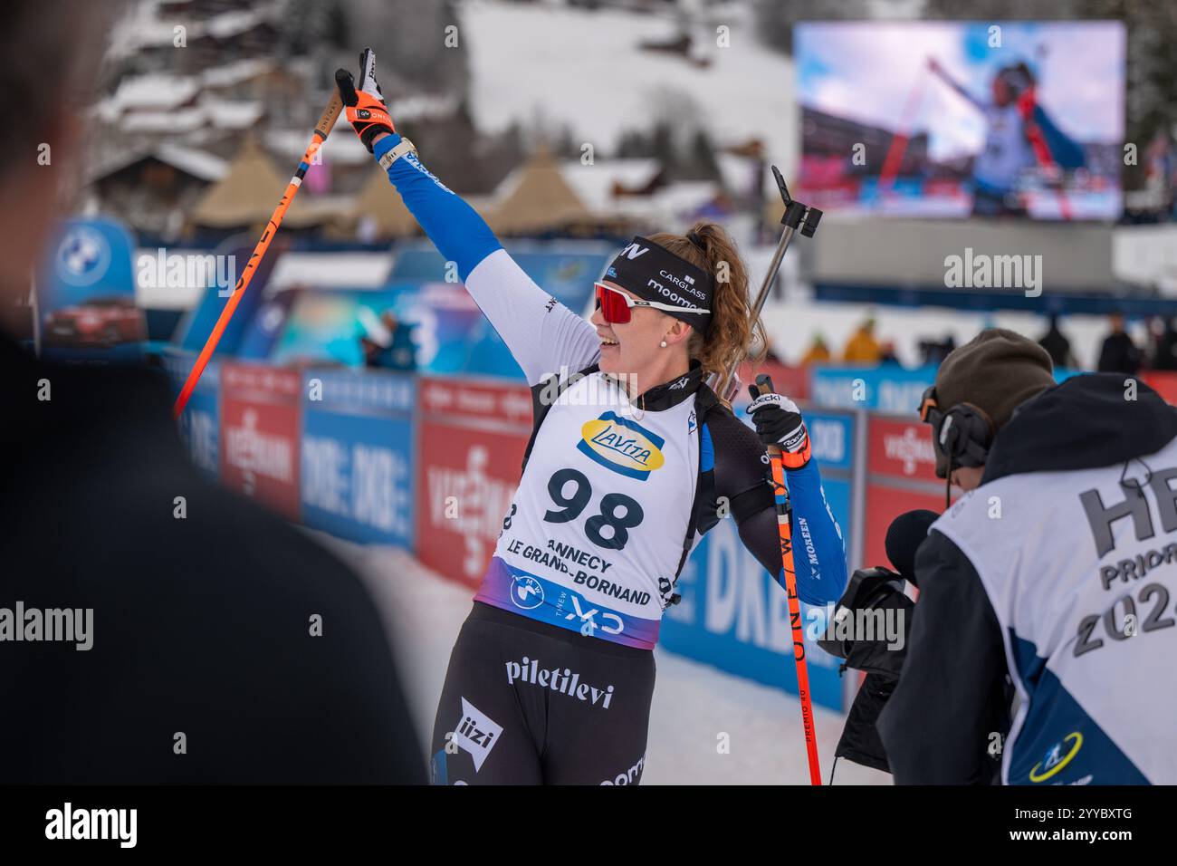 KAASIK Hanna-Brita, Women 7,5 Km Sprint during the BMW IBU World Cup ...