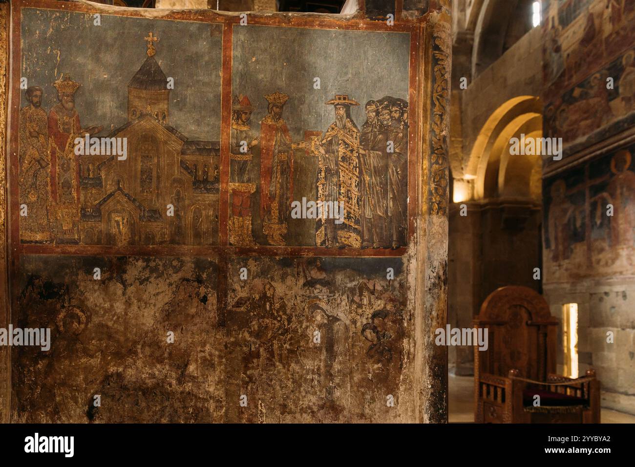 Mtskheta, Georgia. Svetitskhoveli Cathedral Of The Living Pillar, Ancient Georgian Orthodox ...