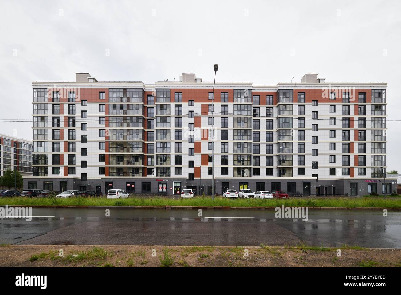 Modern Residential Building Architecture set within an Urban City ...