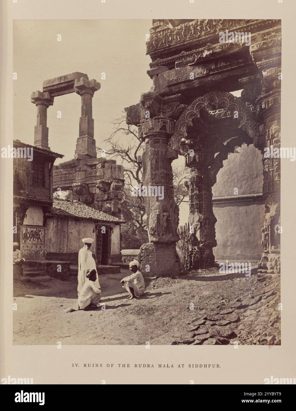 Ruins of the Rudra Mala at Siddhpur, Gujarat. Archive Photograph of ...