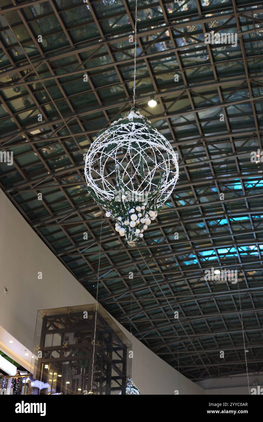 Exploring a modern art installation creatively placed within an urban ...