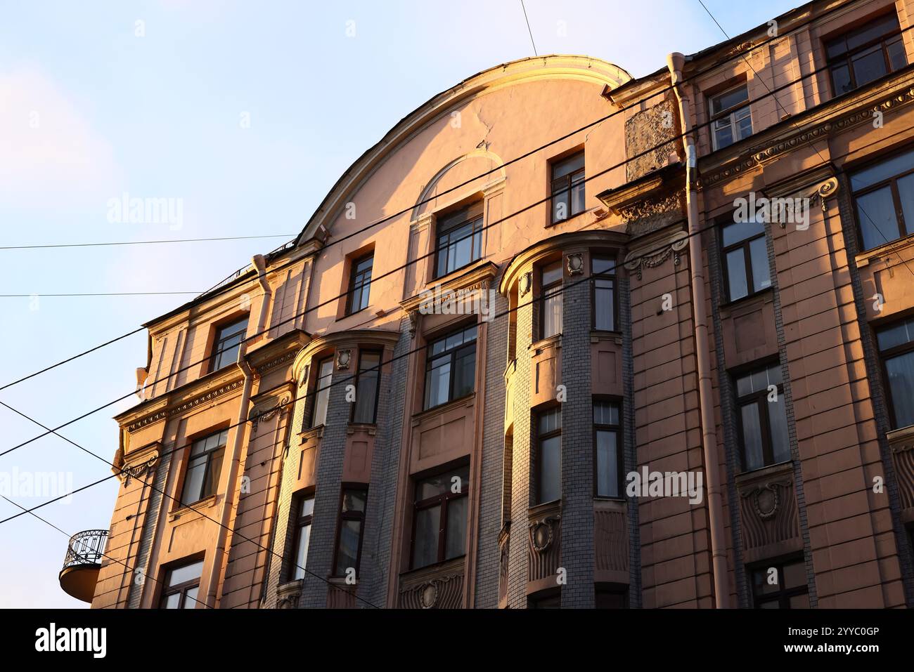 The Stunning Architectural Beauty of a Historic Building as the Sun ...