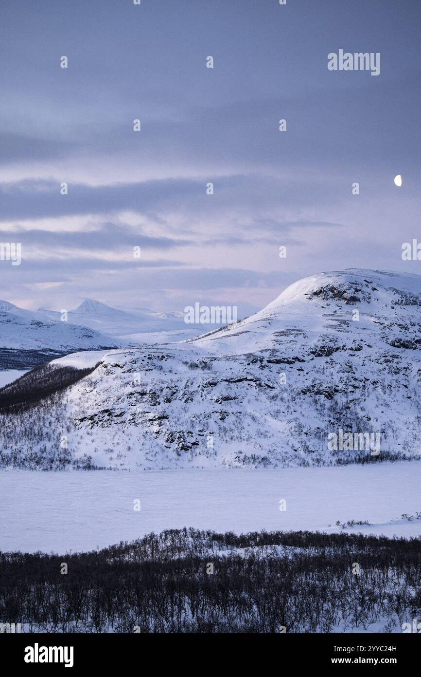 View to Malla fell in Malla Strict Nature Reserve from Saana fell in ...