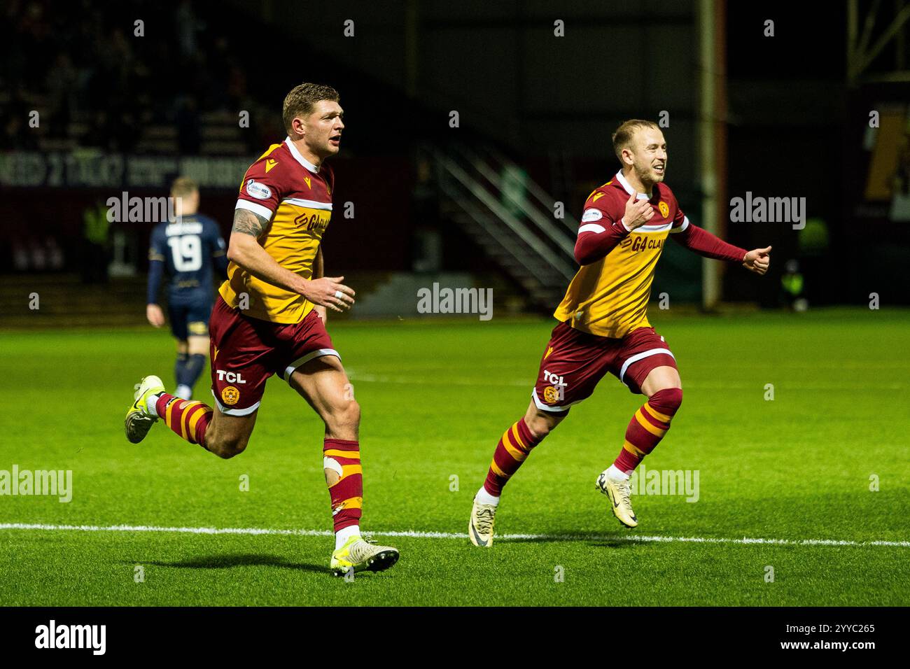 Motherwell, Scotland. 20 December 2024. Liam Gordon (4 - Motherwell ...
