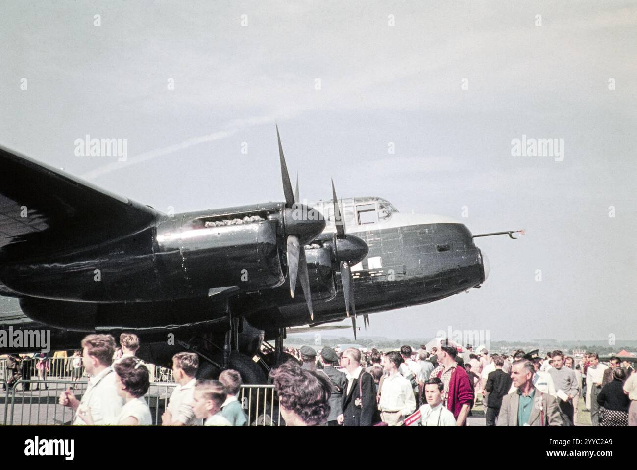 Lancaster weather observation aircraft, Farnborough airshow, Hampshire ...