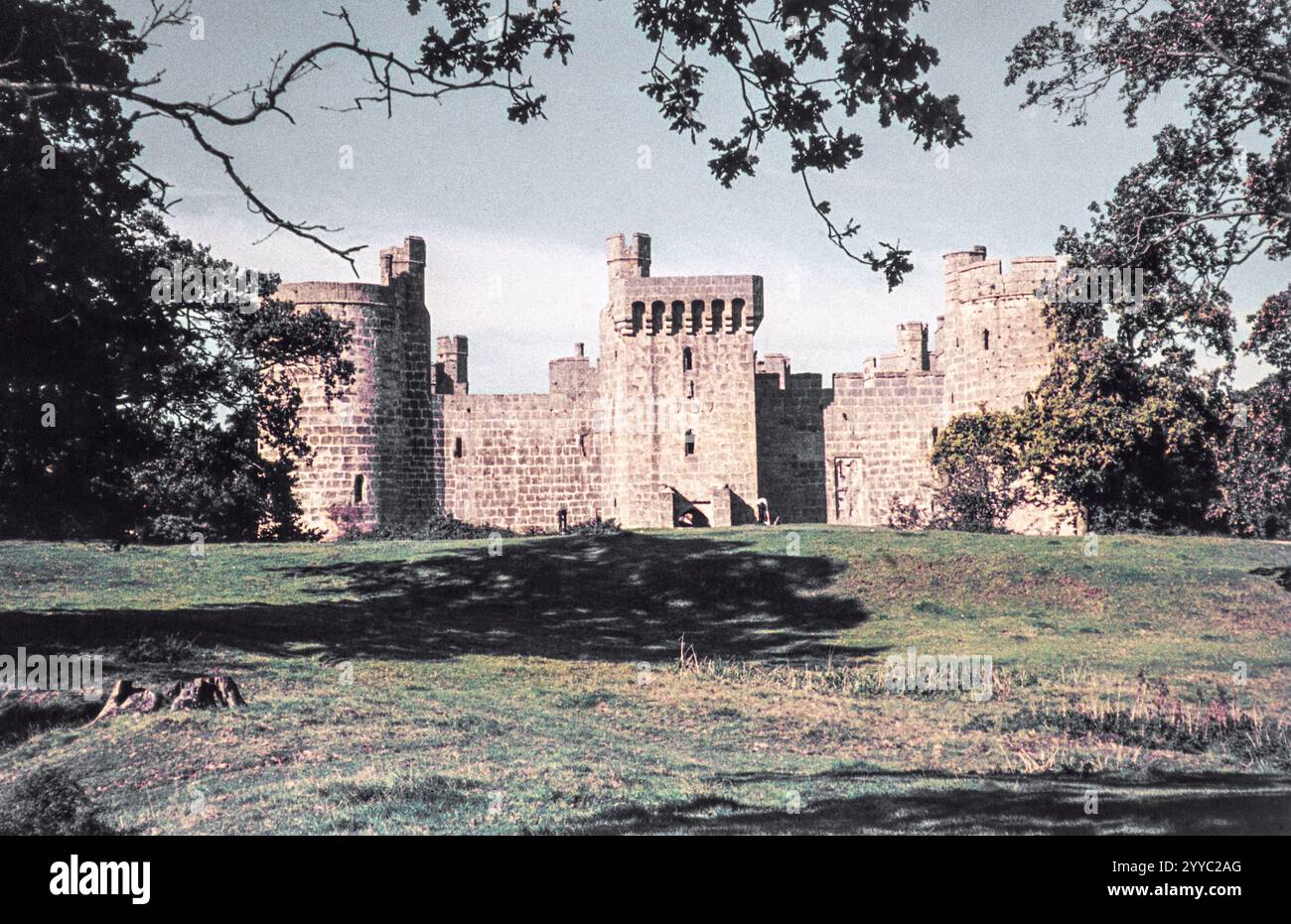 Bodiam castle a 14th-century moated castle near Robertsbridge in East ...