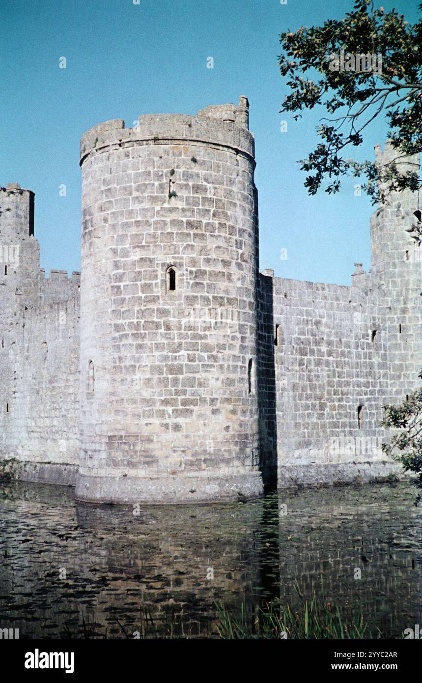 Bodiam castle a 14th-century moated castle near Robertsbridge in East ...