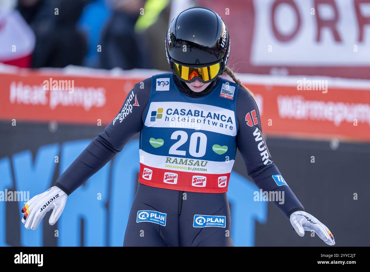 RAMSAU. AM. DACHSTEIN, AUSTRIA - DECEMBER 21: Cindy Haasch Germany ...