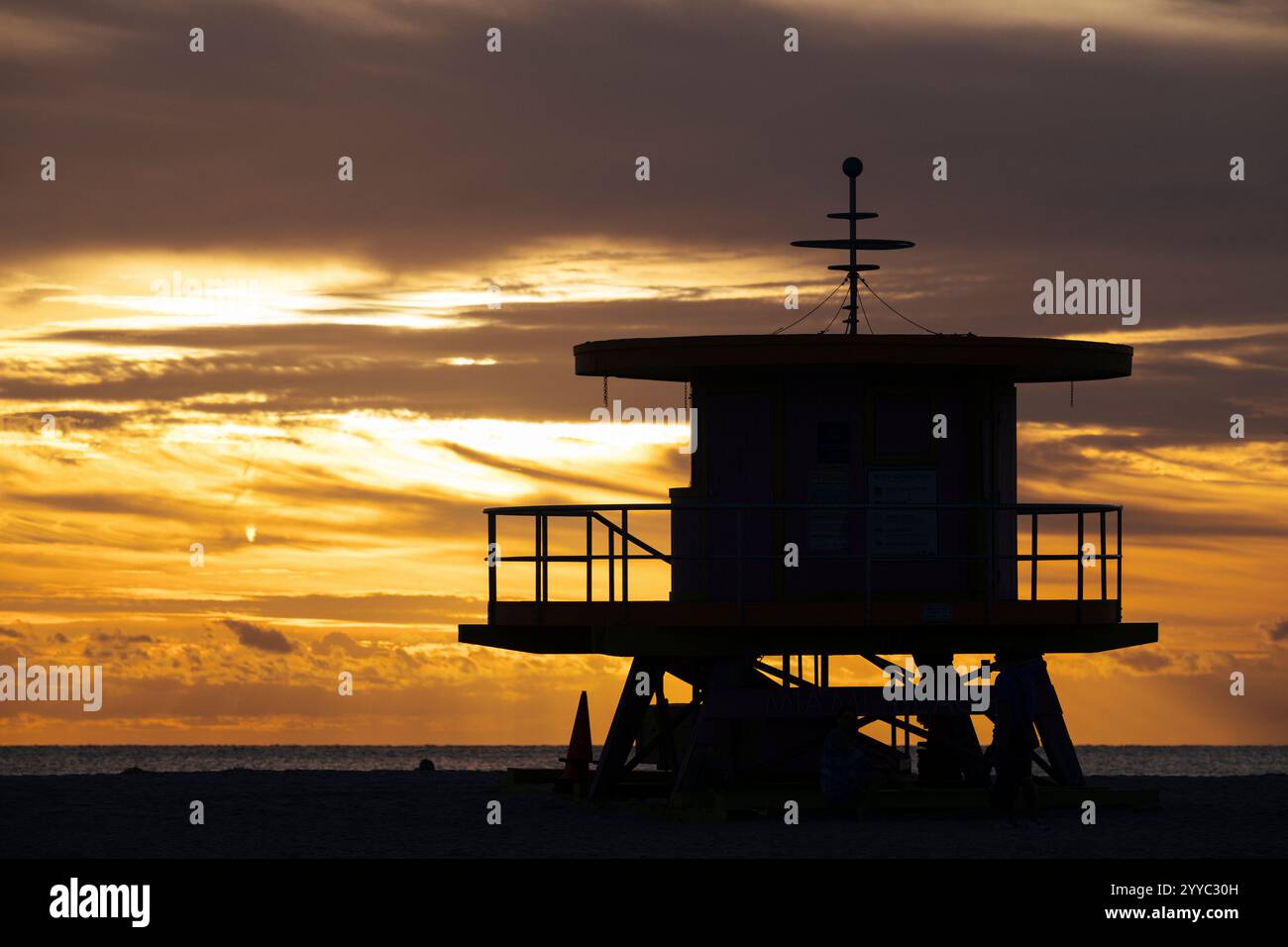 Beach Hut, South Beach, Miami, Dade County, Florida, USA Stock Photo ...