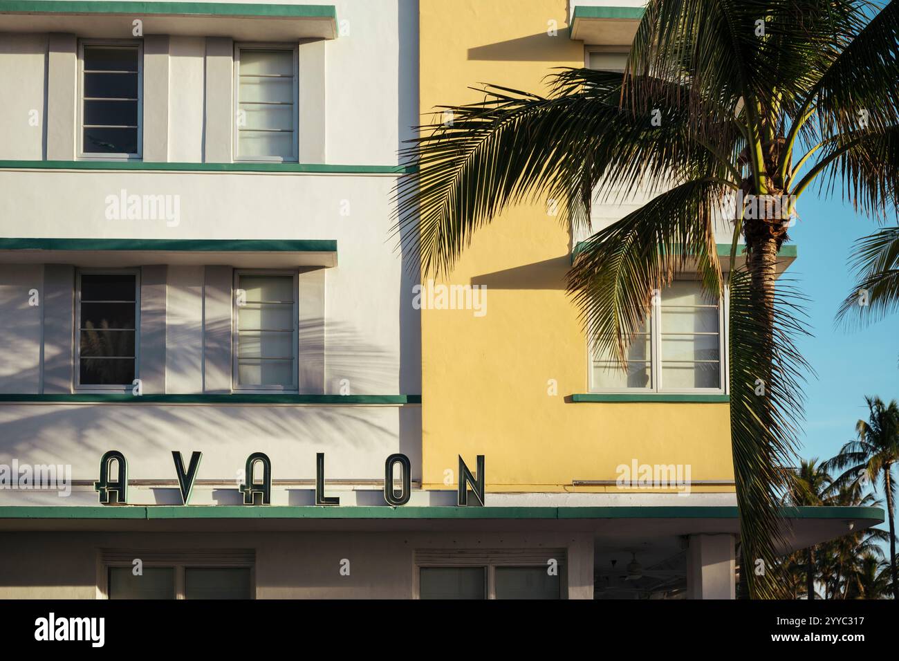 Avalon Hotel, Ocean Drive, South Beach, Miami, Dade County, Florida ...