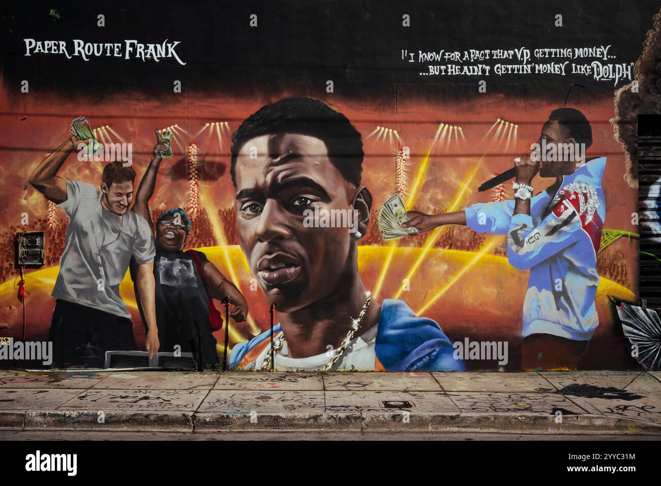 Wall Murals, Wynwood District, Miami, Dade County, Florida, USA Stock ...