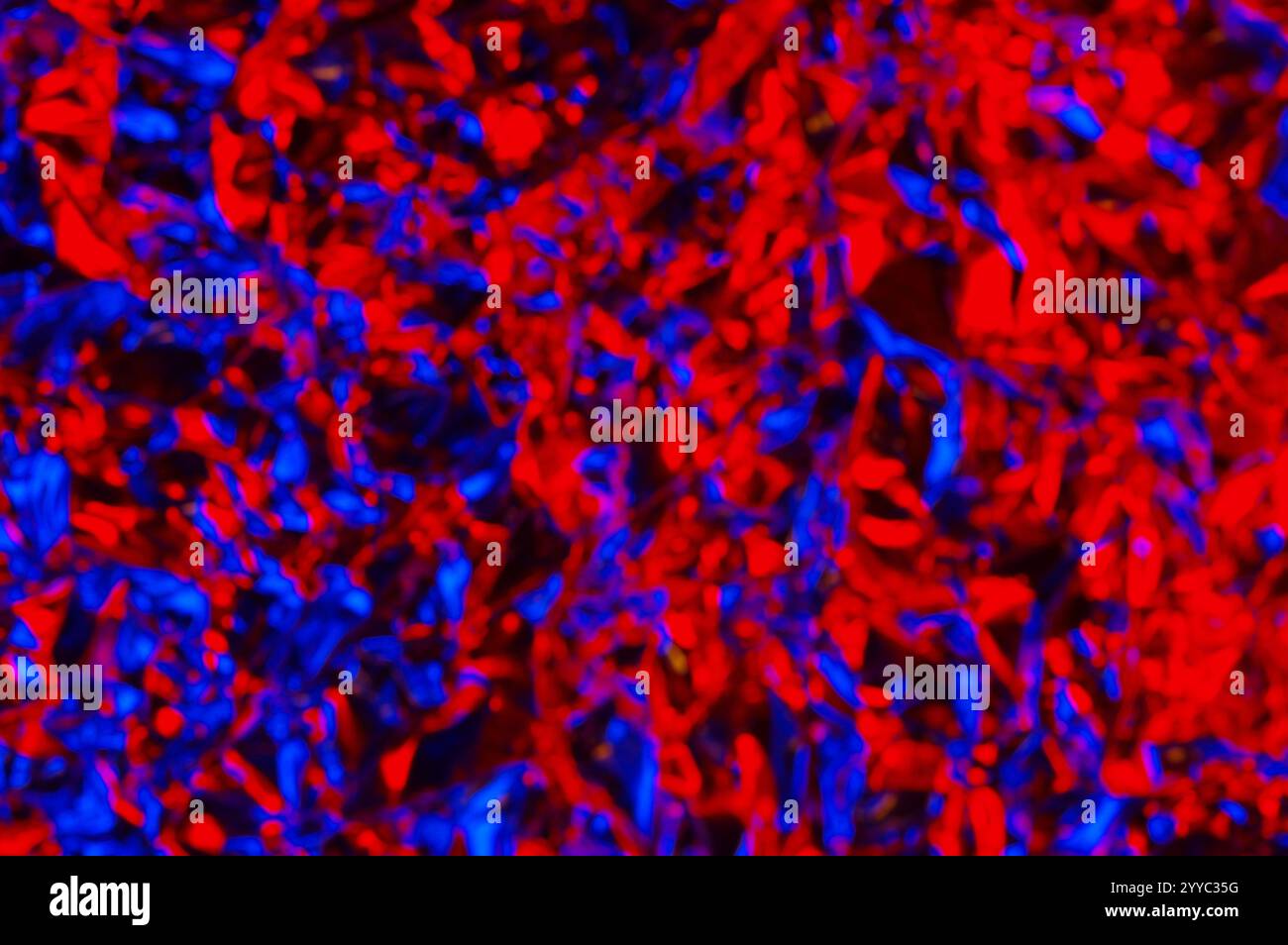 Red and blue shapes in a blurred abstract background Stock Photo - Alamy