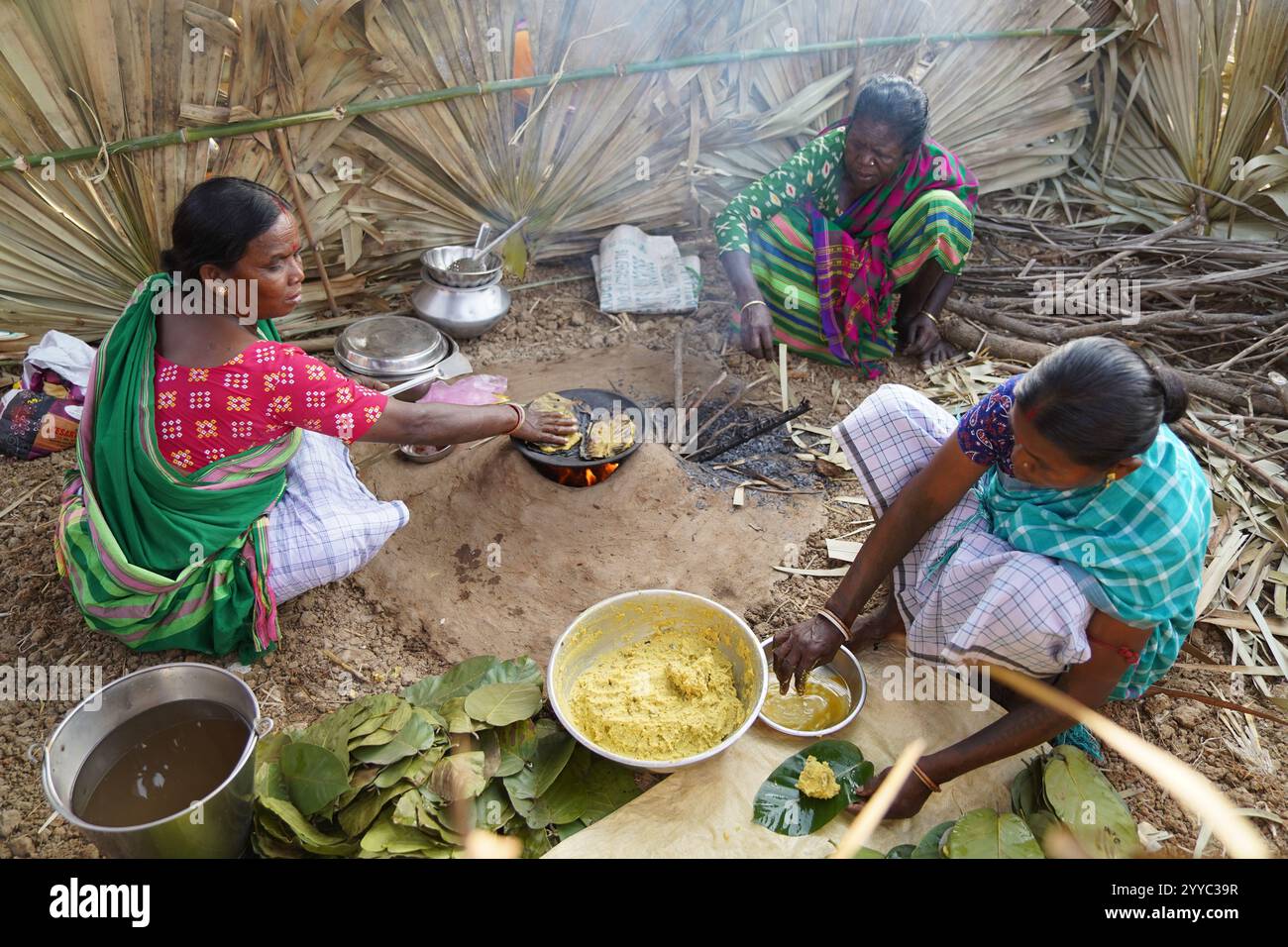Santiniketan, Birbhum, India. December 8, 2024: In a picturesque ...