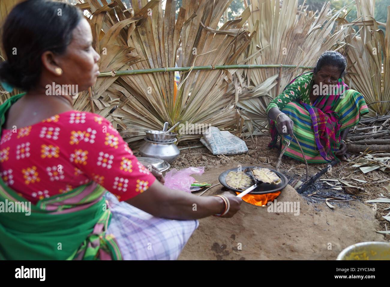 Santiniketan, Birbhum, India. December 8, 2024: In a picturesque ...