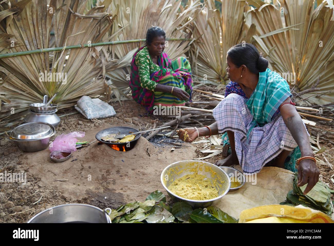 Santiniketan, Birbhum, India. December 8, 2024: In a picturesque ...