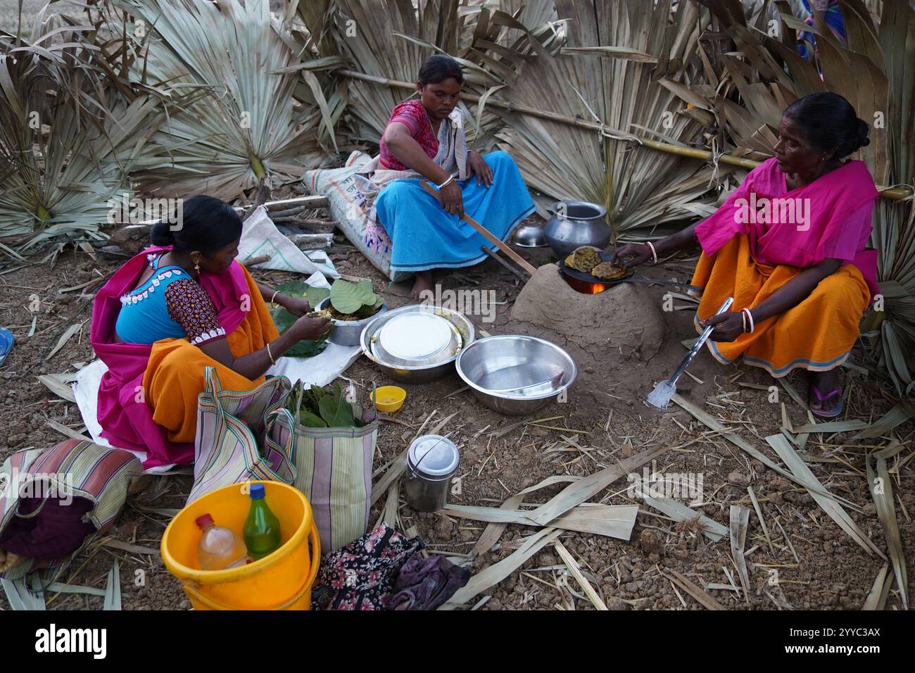 Santiniketan, Birbhum, India. December 8, 2024: In a picturesque ...