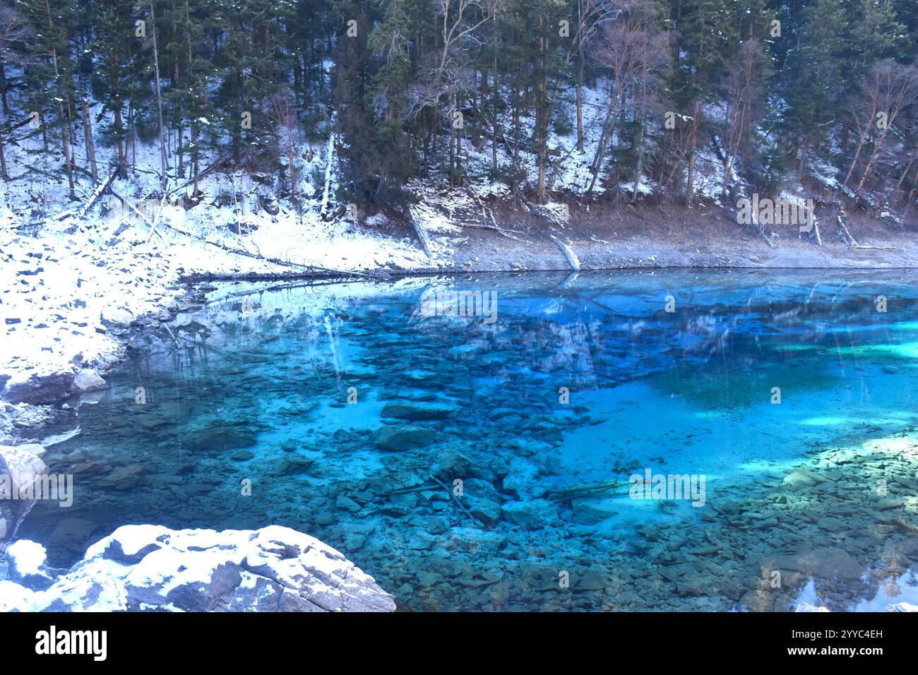five colors lake at Jiuzhaigou natural national park travel location in ...