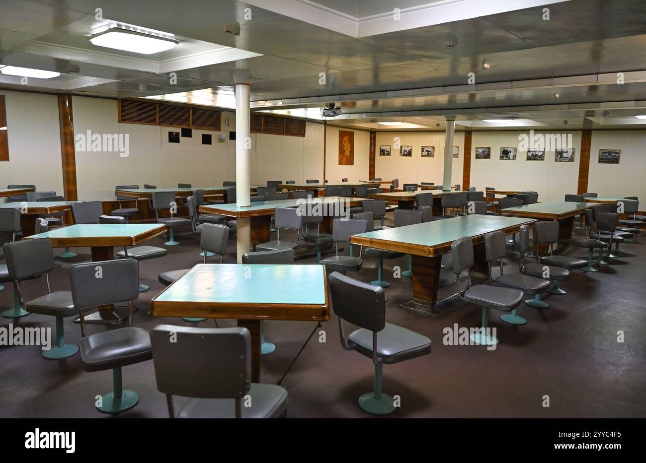 MURMANSK, RUSSIA - JUNE 21, 2023: Interior of the Soviet nuclear ...