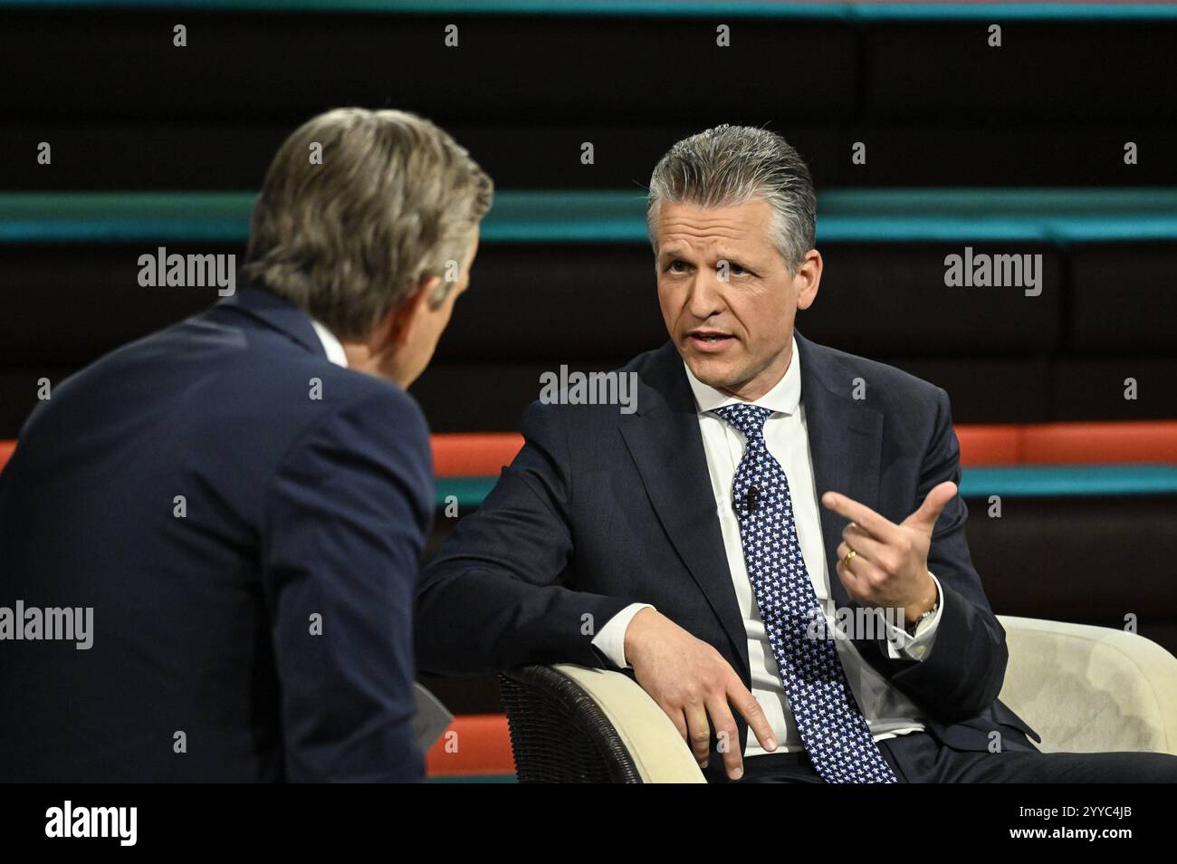 Markus Lanz li. mit Thorsten Frei 12/24 her Markus Lanz li. und ...