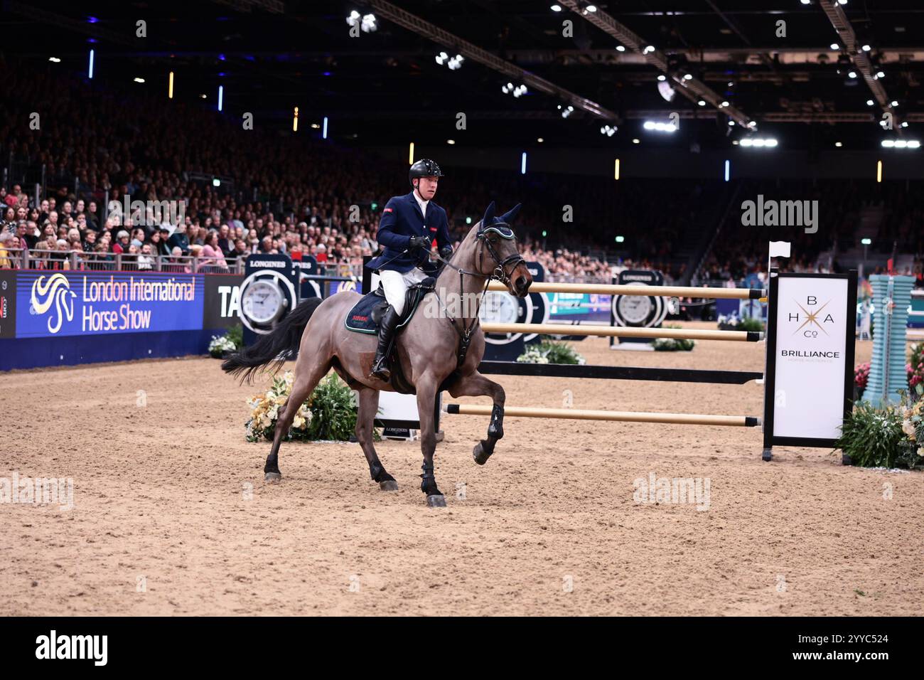 London, UK. 20th Dec, 2024. Mario Stevens of Germany with Starissa FRH ...
