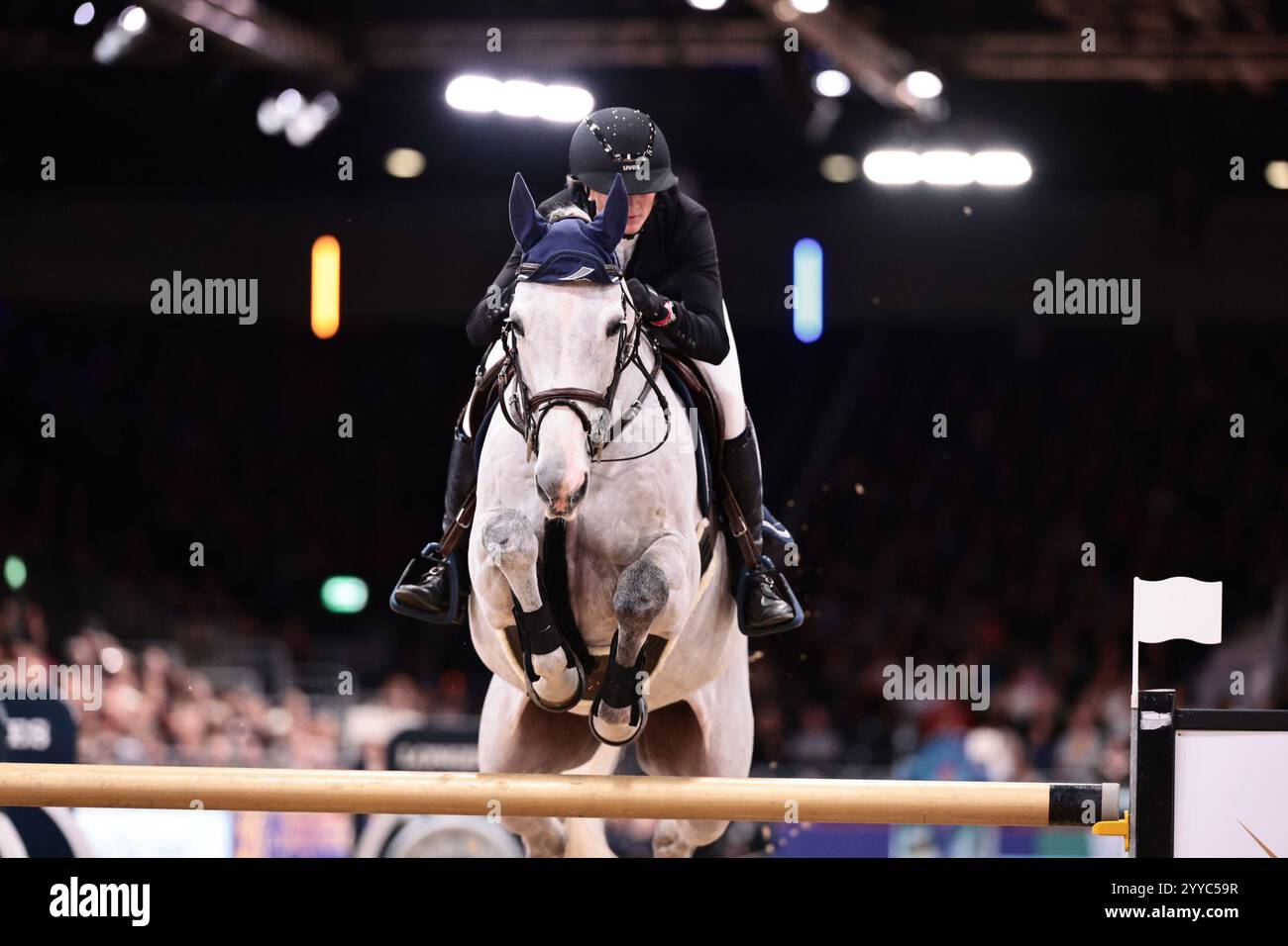 London, UK. 20th Dec, 2024. Katharina Rhomberg of Austria with Colestus ...