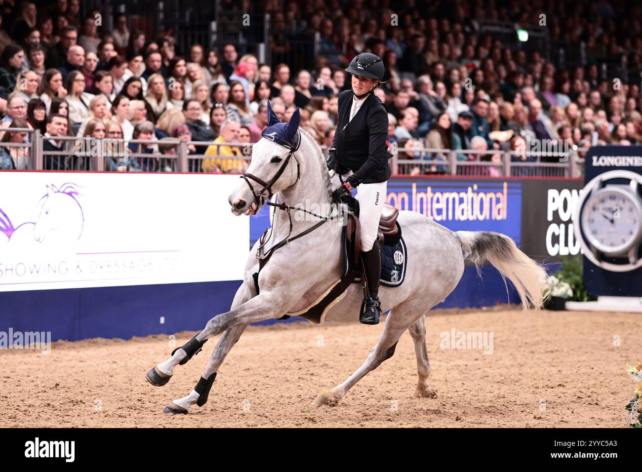 London, UK. 20th Dec, 2024. Katharina Rhomberg of Austria with Colestus ...