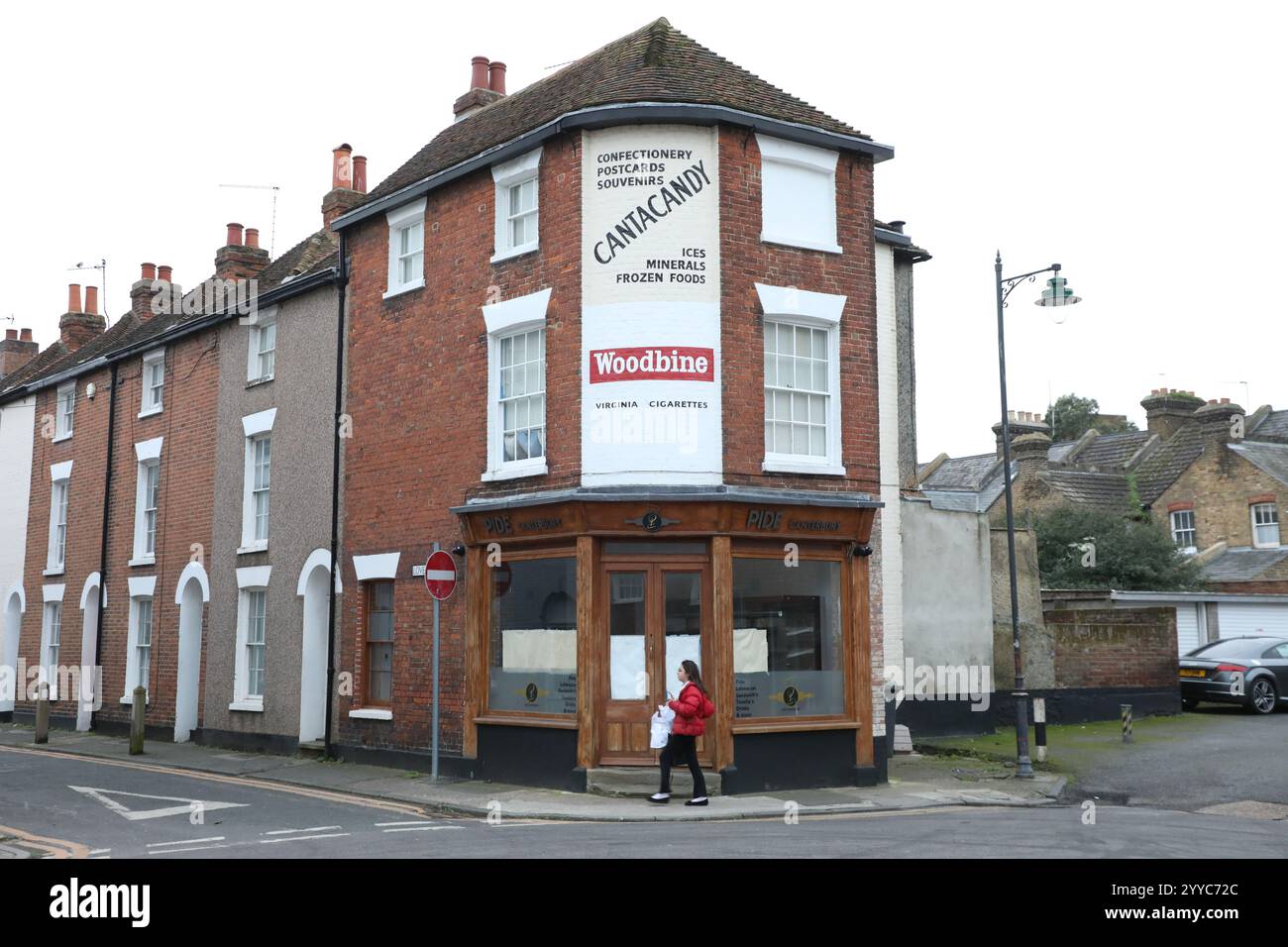 Former sweet shop in Longport, Canterbury, Kent, England Stock Photo ...