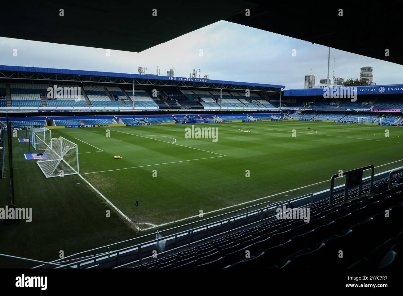 A general view of Matrade Loftus Road prior to the Sky Bet Championship ...