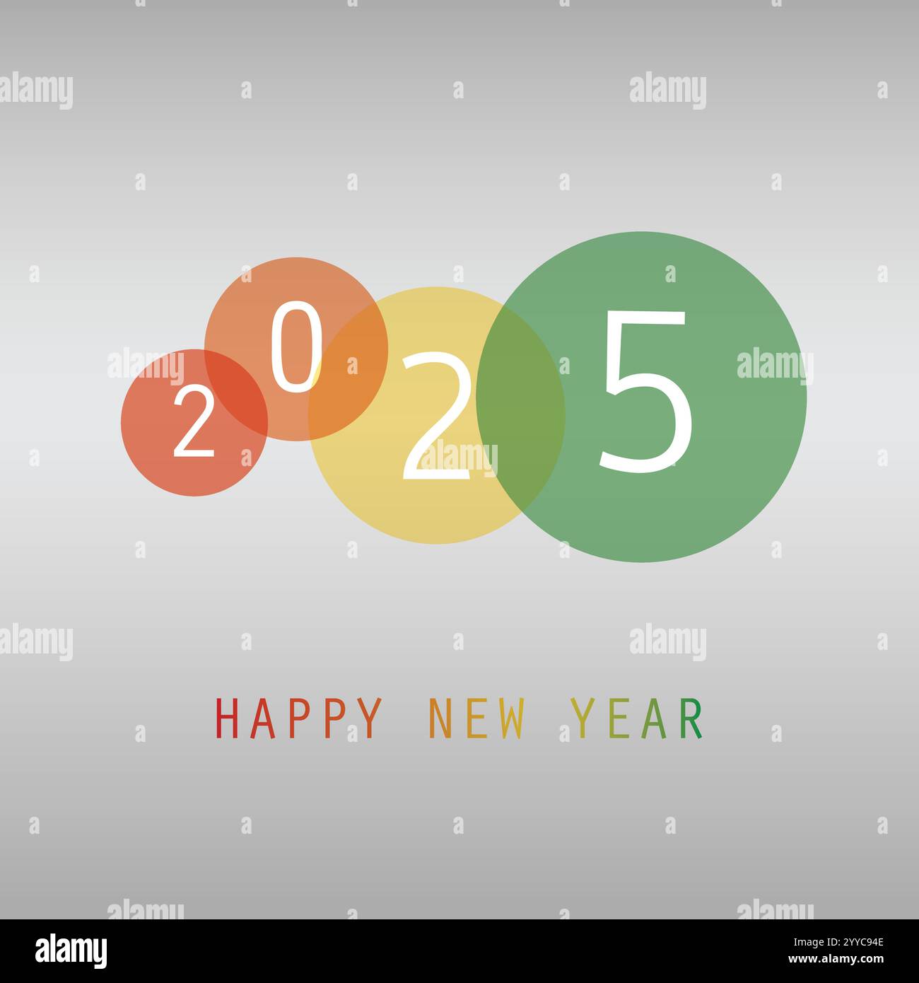 Simple 2025 year calendar Stock Vector Images - Alamy