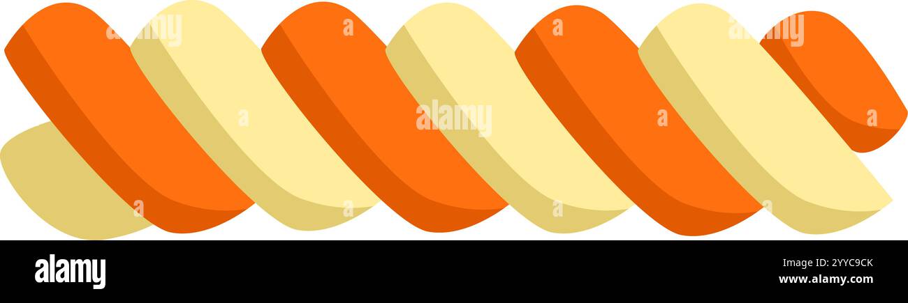 Orange and yellow twisted candy forming a seamless pattern, perfect for ...