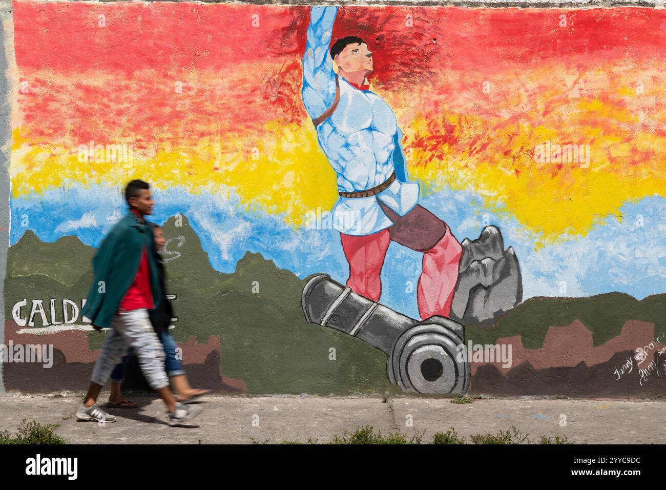 Murals, Calderon, Quito, Pichincha, Ecuador Stock Photo - Alamy