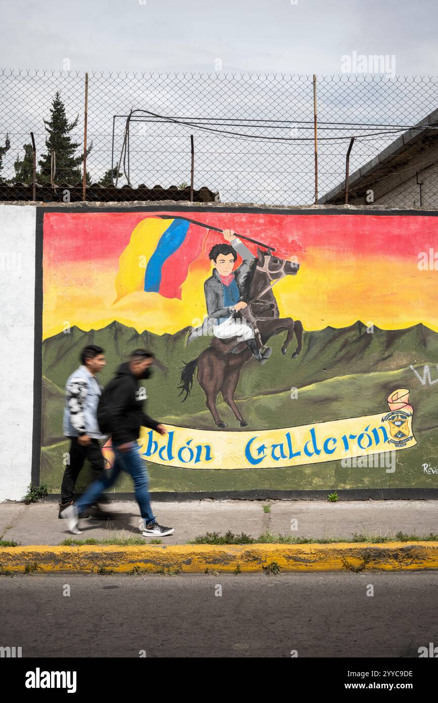 Murals, Calderon, Quito, Pichincha, Ecuador Stock Photo - Alamy