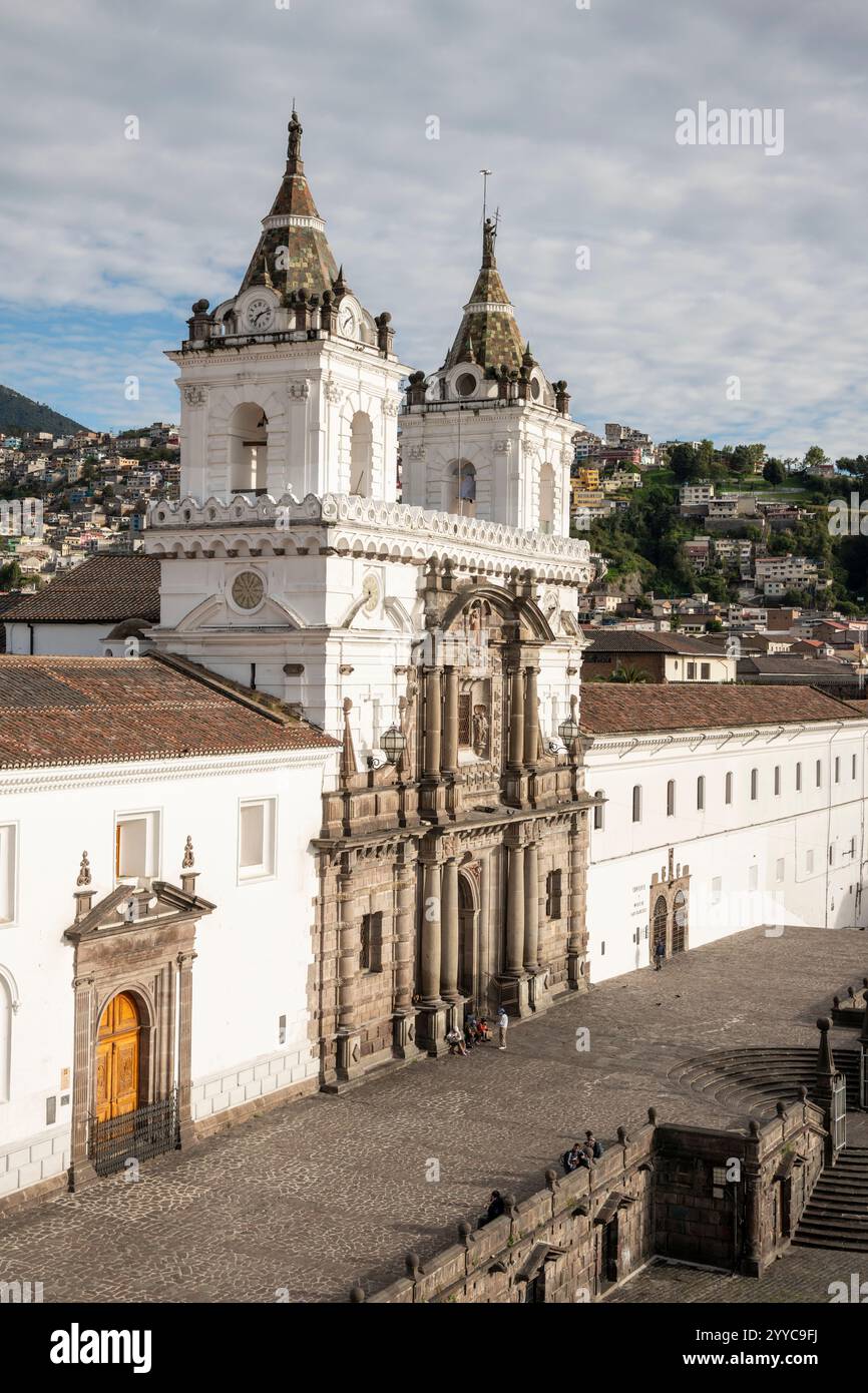 Exterior of San Francisco Catholic Church, Plaza de San Francisco ...