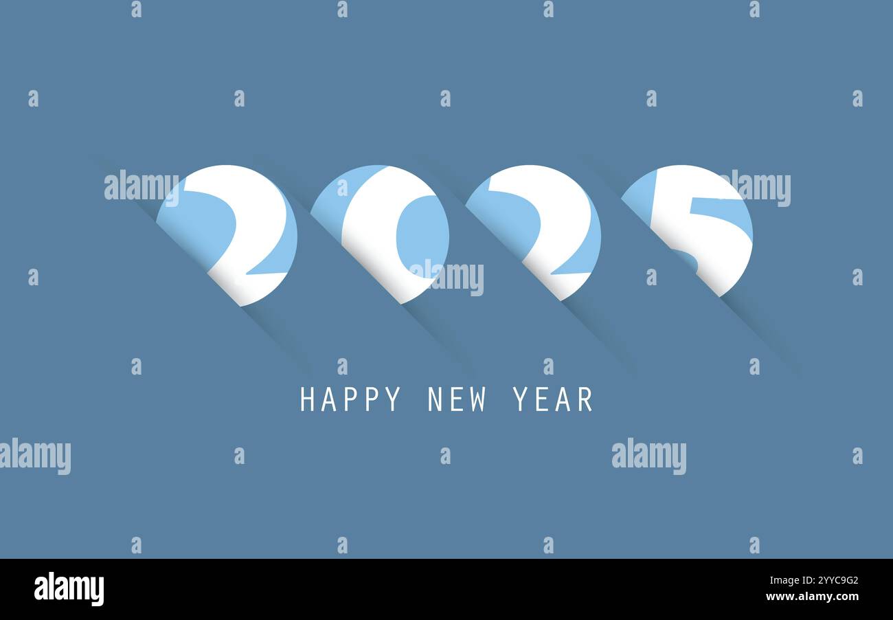 New year 2025 annual Stock Vector Images - Alamy