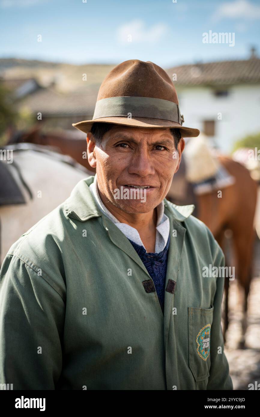 Portrait of Jose, Hacienda Zuleta, Imbabura, Ecuador Stock Photo - Alamy