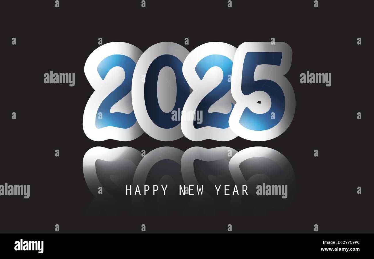 New year 2025 annual Stock Vector Images - Alamy