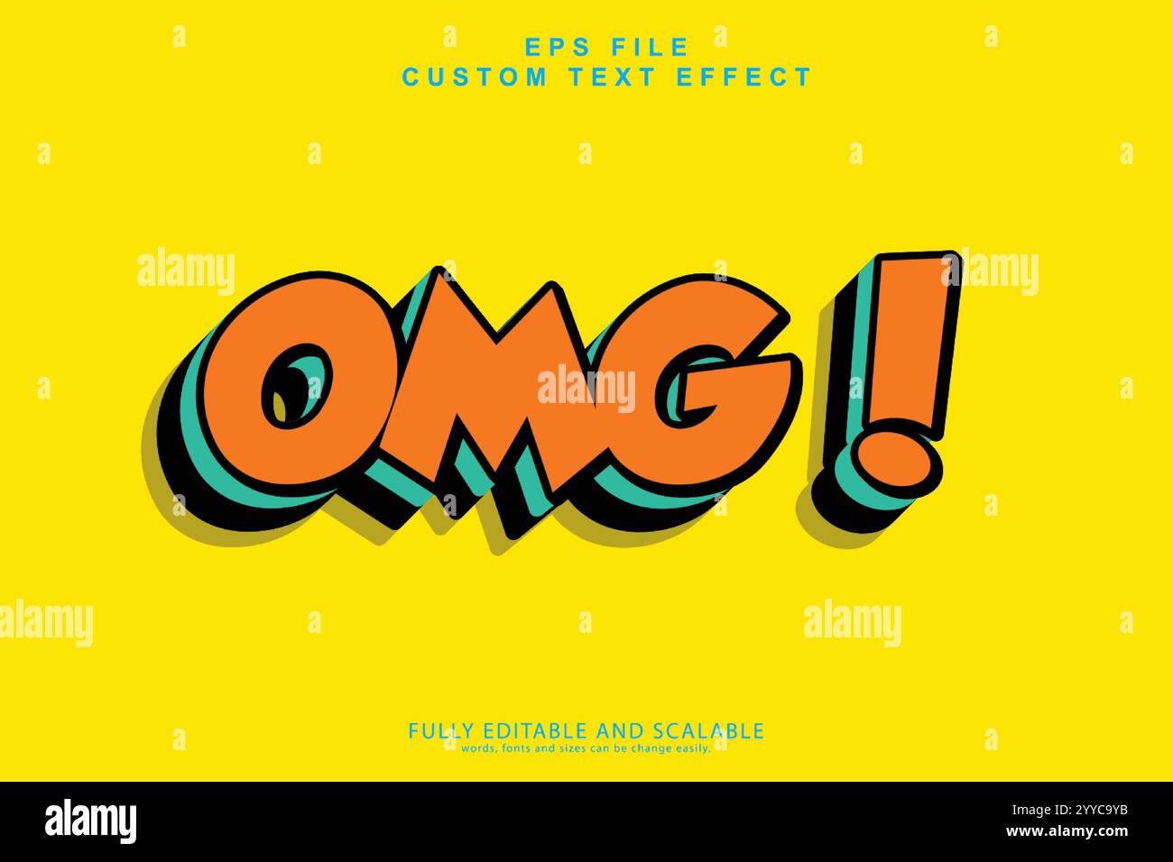 3d text styles Stock Vector Images - Alamy