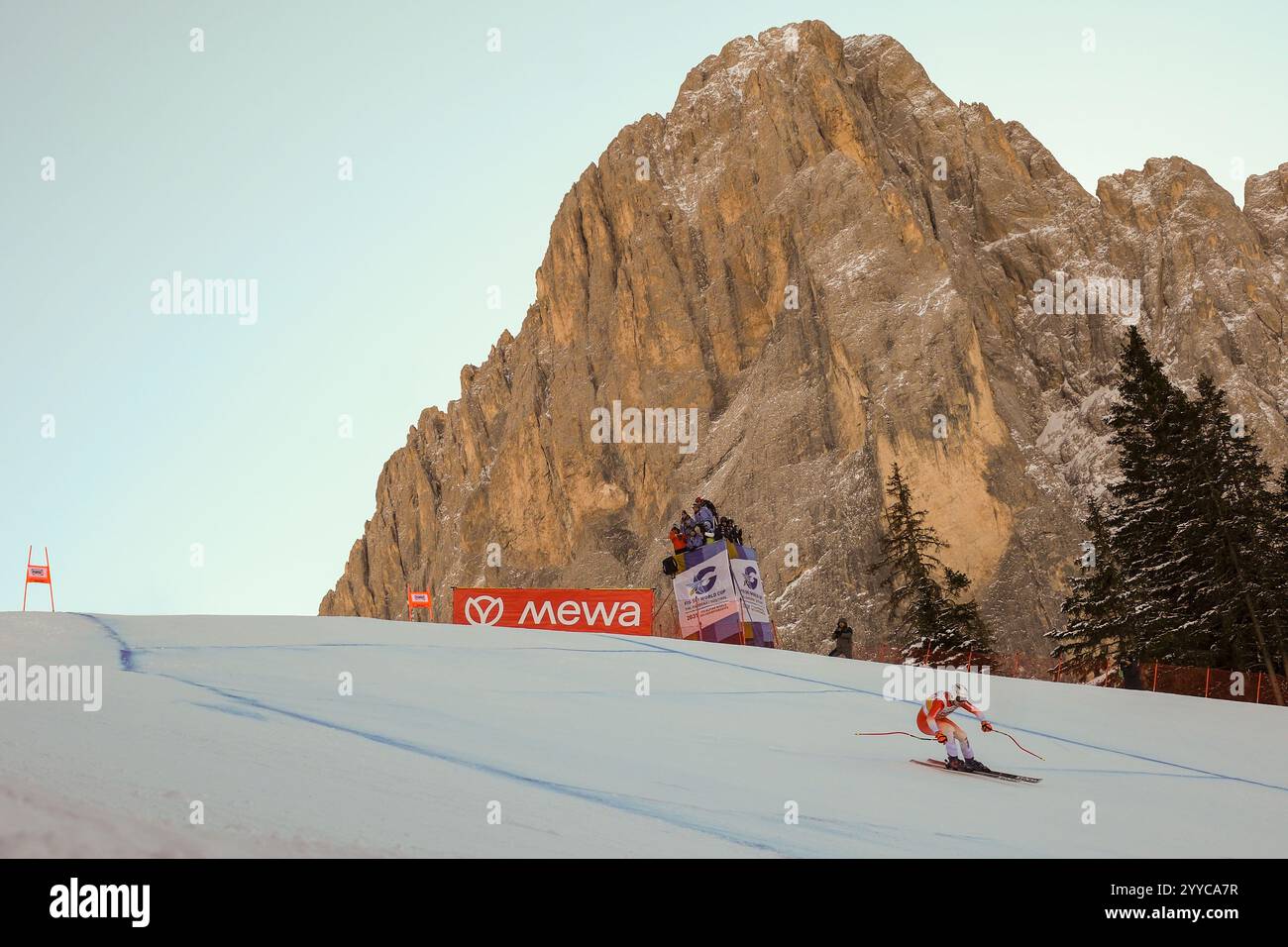Joshua Mettler of Team Switzerland competes during the Audi FIS Alpine ...
