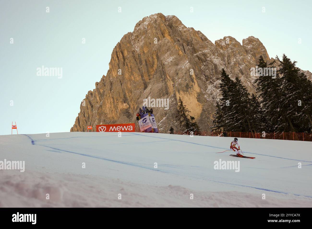 Felix Hacker of Team Austria competes during the Audi FIS Alpine Ski ...