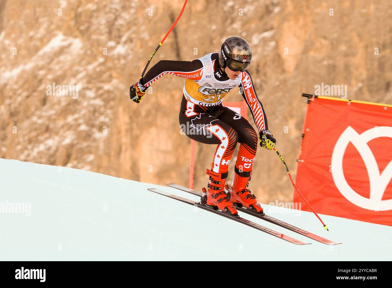 Val Gardena, Italy. 21st Dec, 2024. Jeffrey Read of Team Canada ...