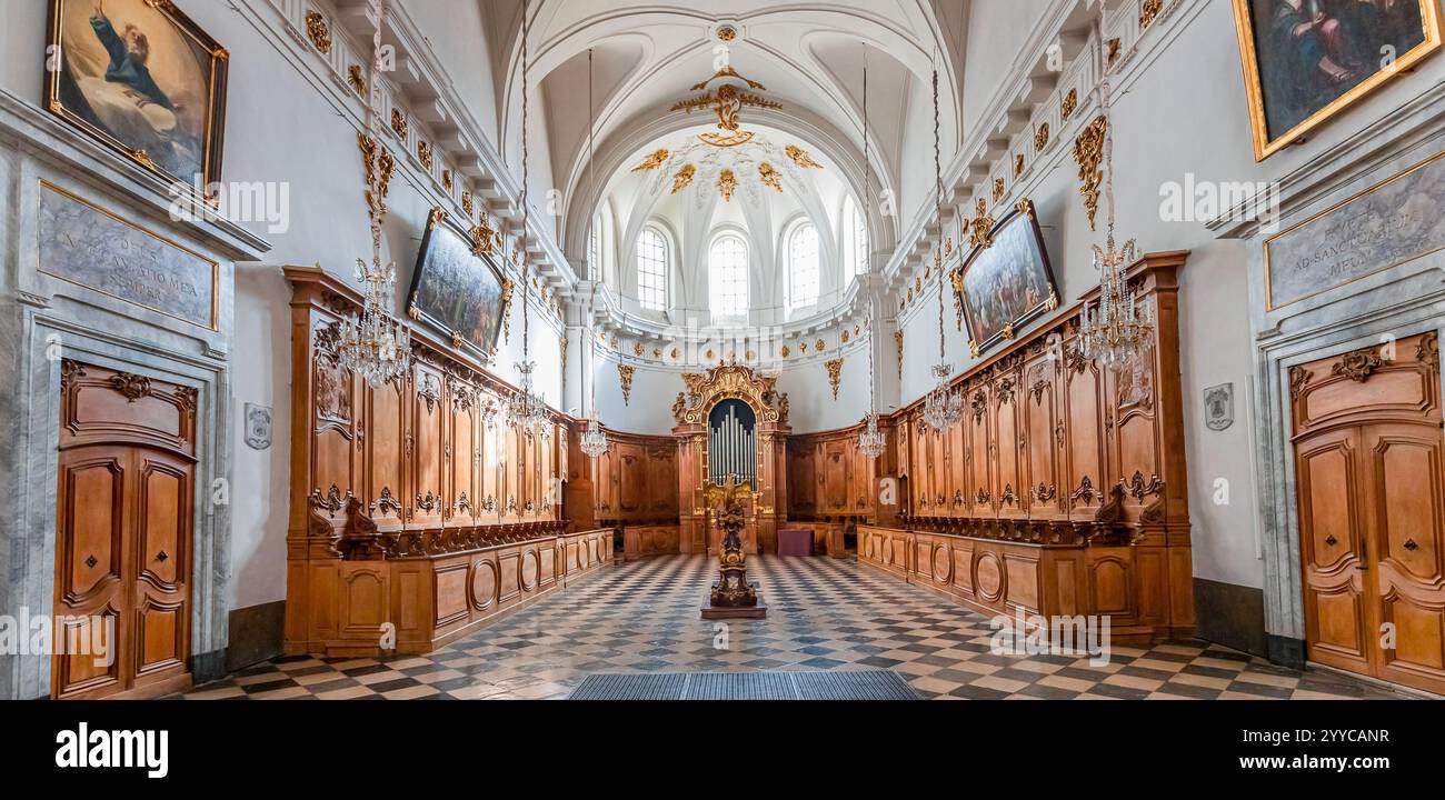 LYON, RHONE, FRANCE, OCTOBER 15, 2024 : interiors and architectural ...